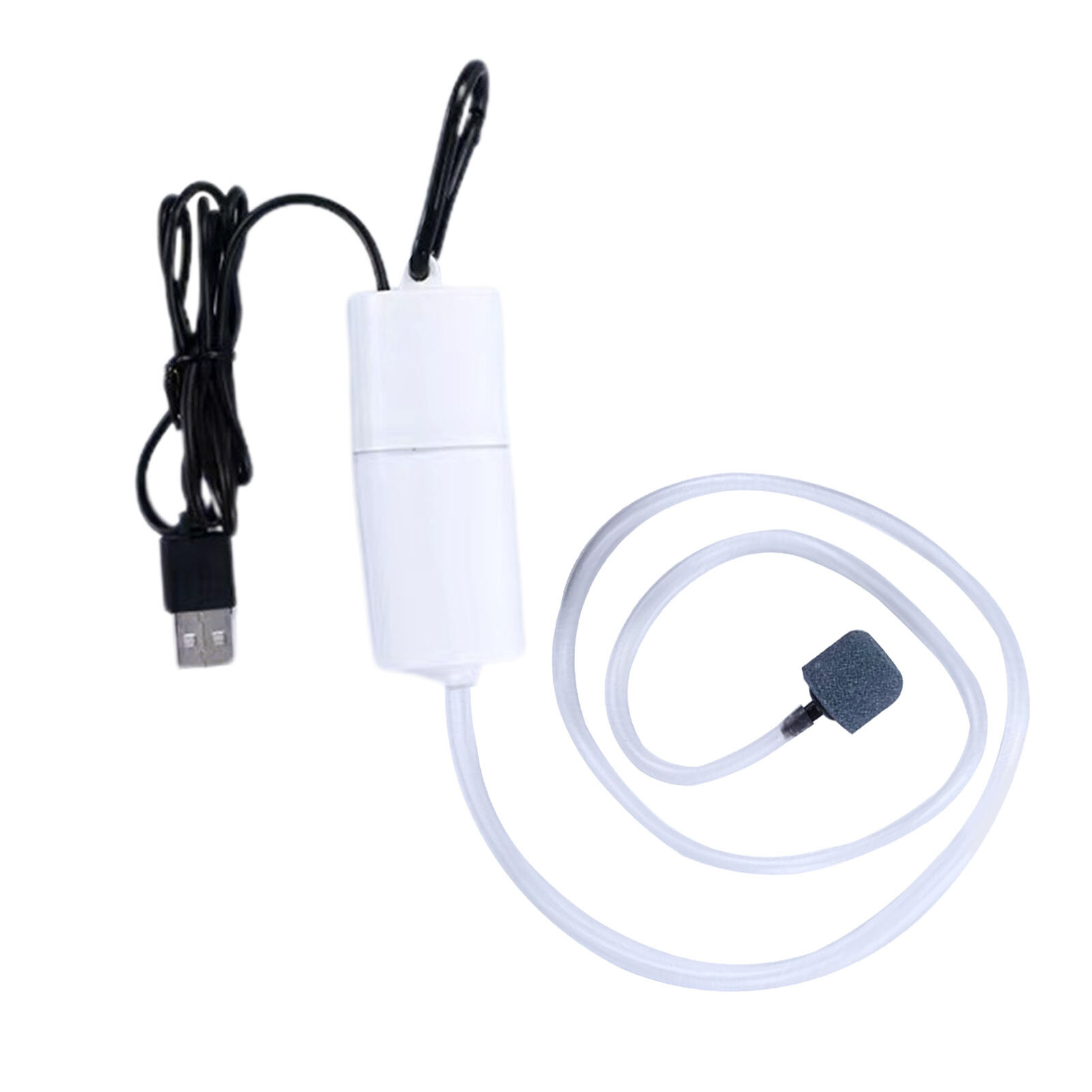 Воздушный насос для аквариума, бытовой, бесшумный, мини-USB, кислородный насос, насосы для рыбалки и аквариума, белый