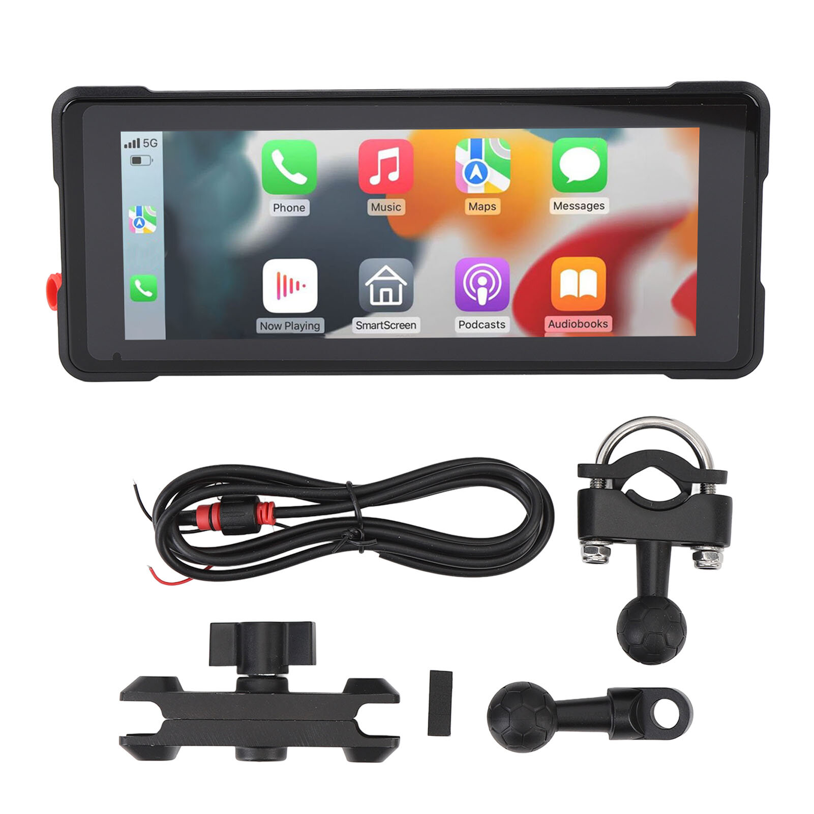 6,86-дюймовый сенсорный экран мотоциклетной стереосистемы для Carplay для Android Auto IPX7 водонепроницаемый портативный GPS-навигатор для мотоцикла