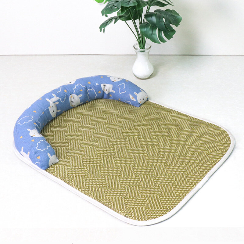 Собачье гнездо можно мыть летние коврики для сна Четыре сезона универсальные коврики для собак среднего размера синий