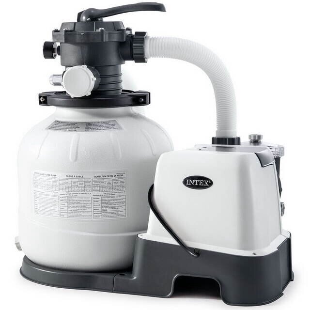 Песочный насос-фильтр хлоргенератор INTEX "Krystal Clear", 6000 л/ч ; артикул 26676