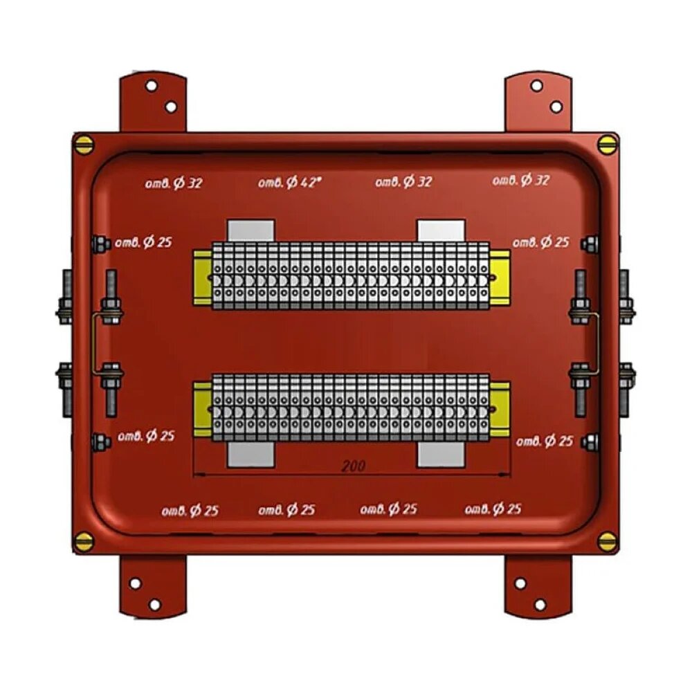 Коробка соединительная гофроматик КС-30 УХЛ1,5 IP65 металлические заглушки zeta30355