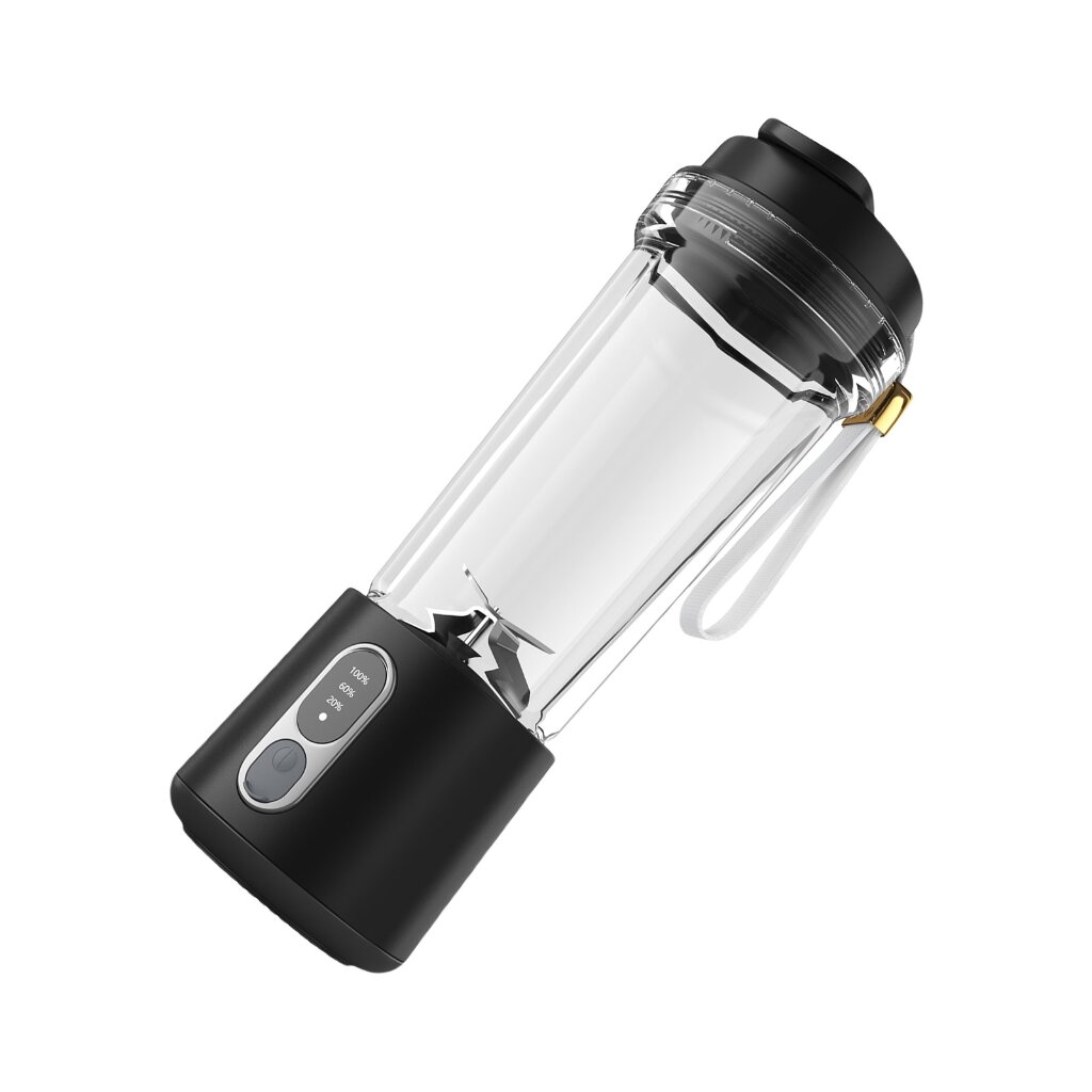 Портативный блендер 300W Блендер для коктейлей и соков Перезаряжаемый 500мл Соковыжималка для кухни и офиса