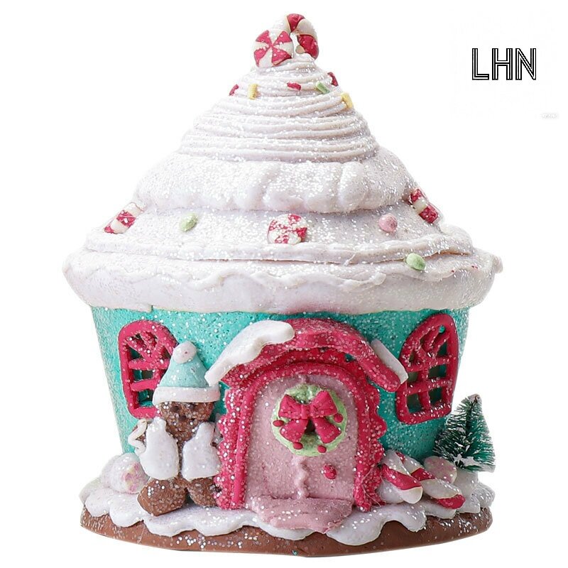 Набор для украшения окон "Рождественский замок", светящийся, мягкий, зеленый