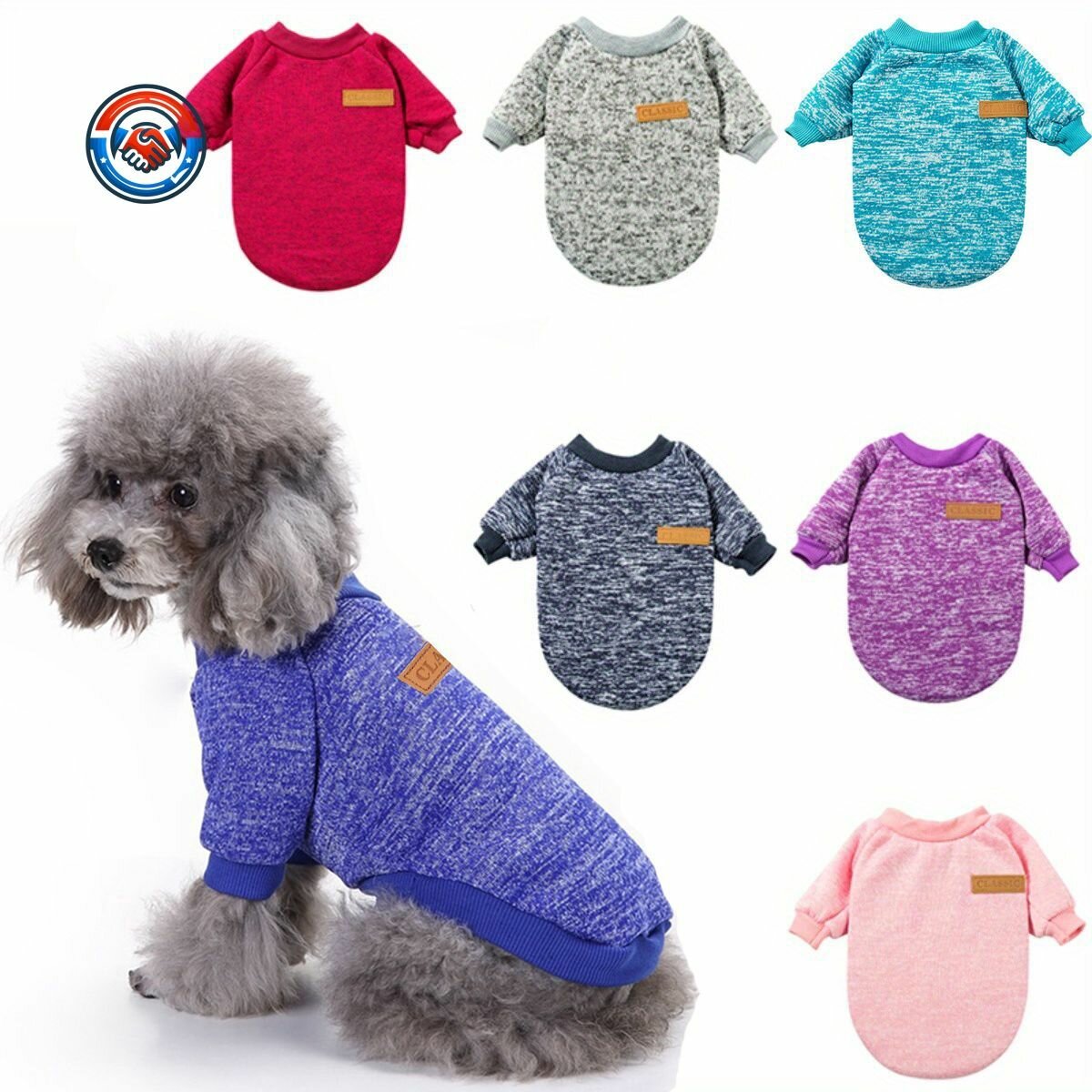 Комбинезон для собак и кошек, удобная одежда для животных на каждый день, защита от холода и грязи, универсальный костюм для прогулок и дома