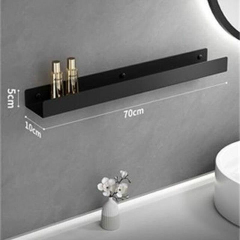 Полка Настенная Прямая, 70х10х5 см, 1 шт.