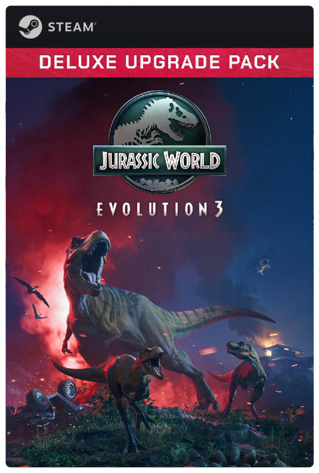 Дополнение Jurassic World Evolution 3: Deluxe Upgrade Pack (DLC) для PC, Steam, электронный ключ