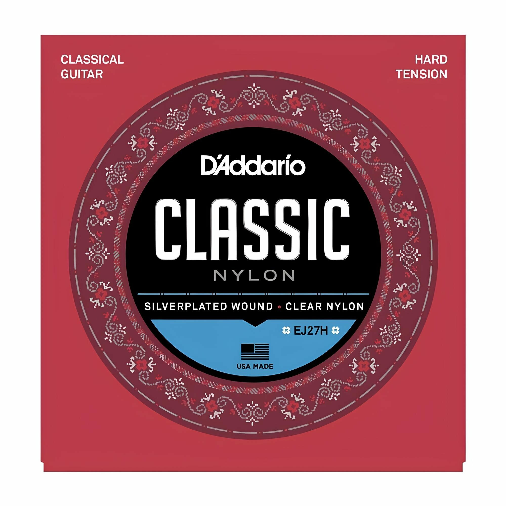 Струны для классической гитары D'Addario Classic Nylon EJ27H 28-44