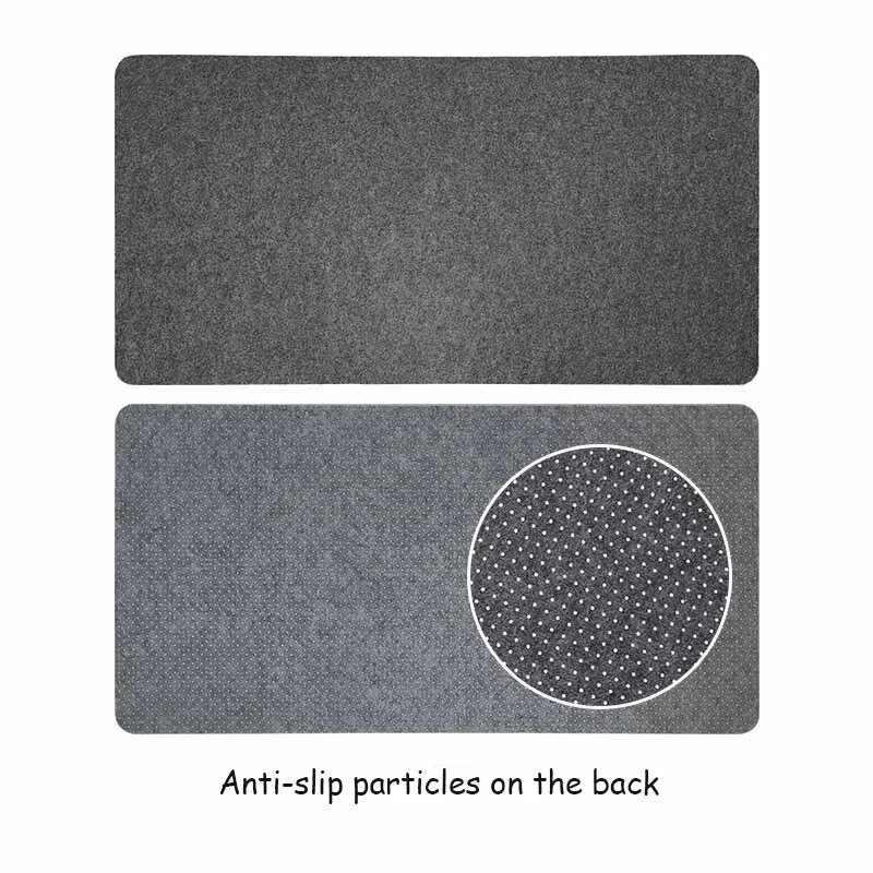 Большой коврик для мыши XXL, игровой коврик для мыши из шерсти и войлока, офисный коврик для компьютерного стола, подушка для ноутбука, настольный нескользящий коврик, коврик для мыши для геймеров 90x45 см, Dark grey