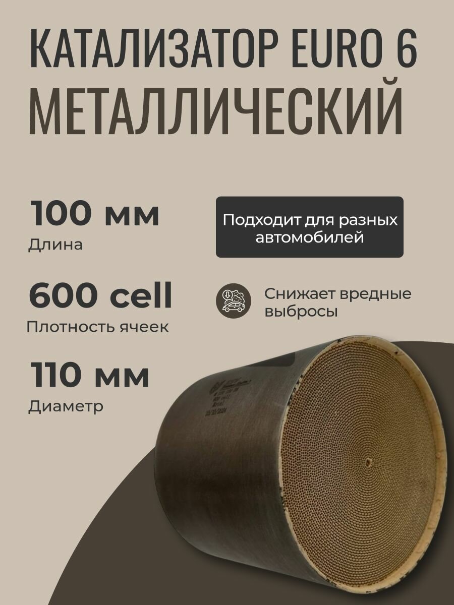 Катализатор коллекторный металический EURO6 110-100