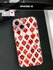 Чехол на Apple iPhone 15 / Айфон 15 с принтом "Дьявольские сердца паттерн", проз...