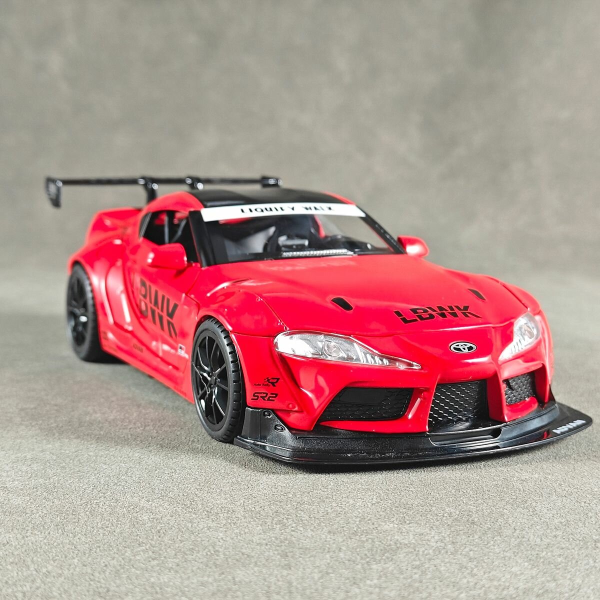 Игрушечная машинка 1:22 Toyota Supra Супер гонки Металлические коллекционные модели детские игрушки