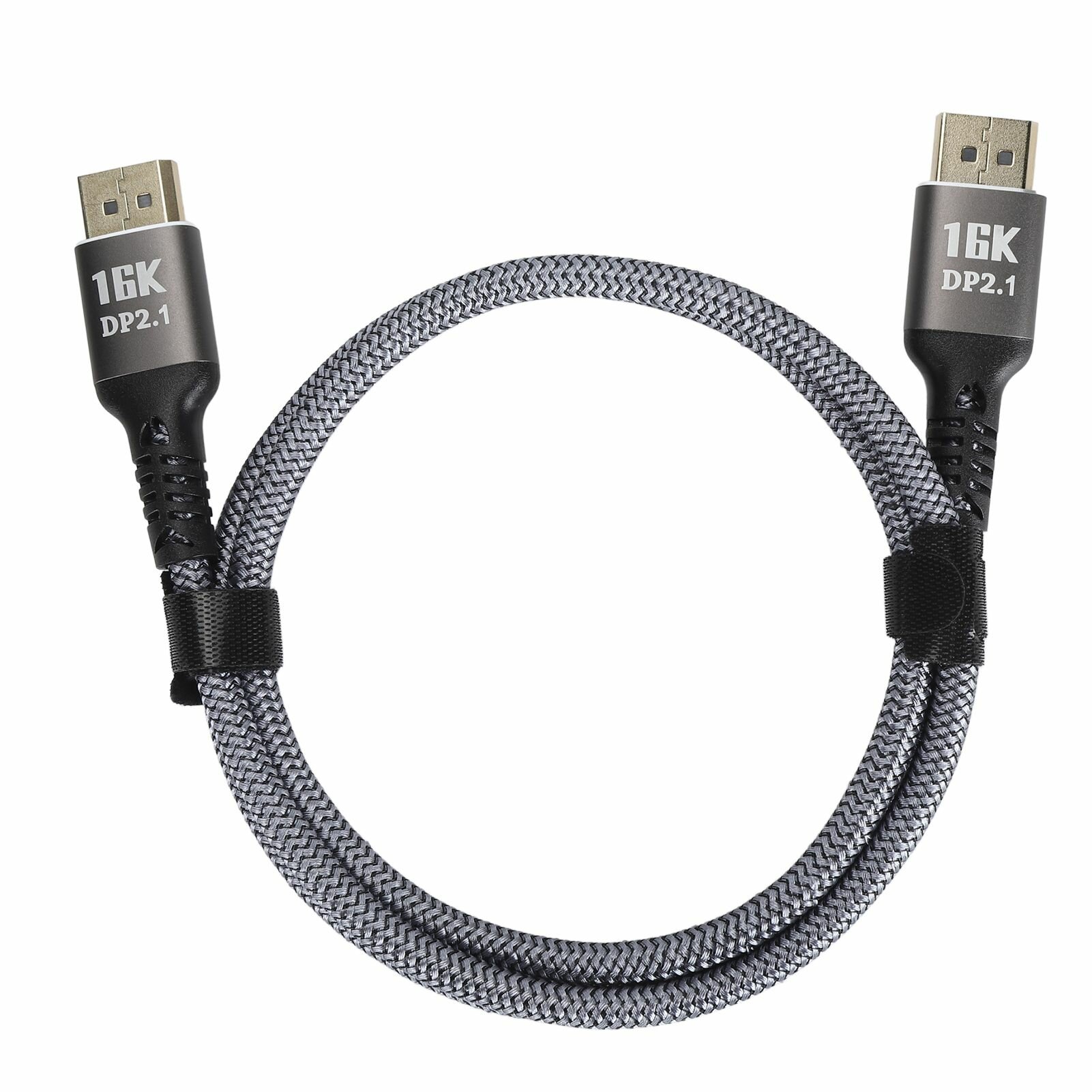 Кабель DisplayPort 2.1, 16K 30Hz, 1м, для игрового дисплея