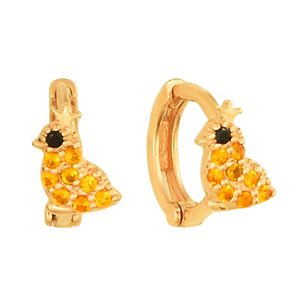 серьги из золота