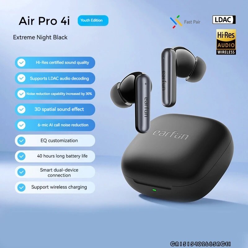 Беспроводные наушники EarFun Air Pro 4i Black