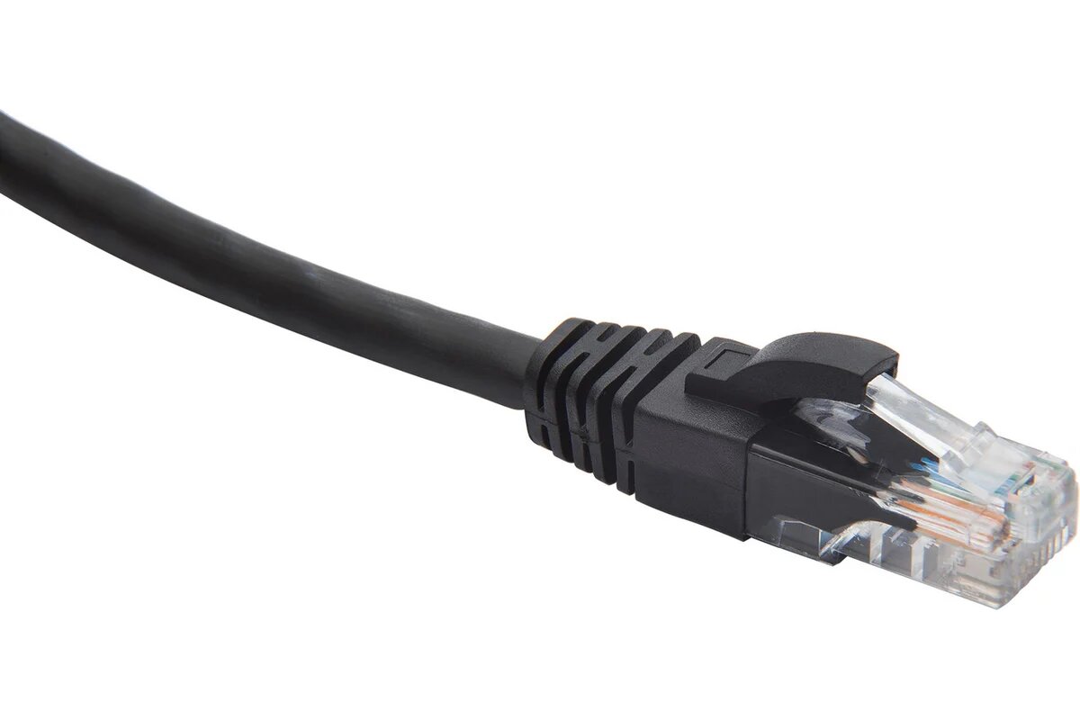 DATAREX коммутационный шнур U/UTP Cat5e LSZH NGA-HF 0,5 м черный для сетей LAN