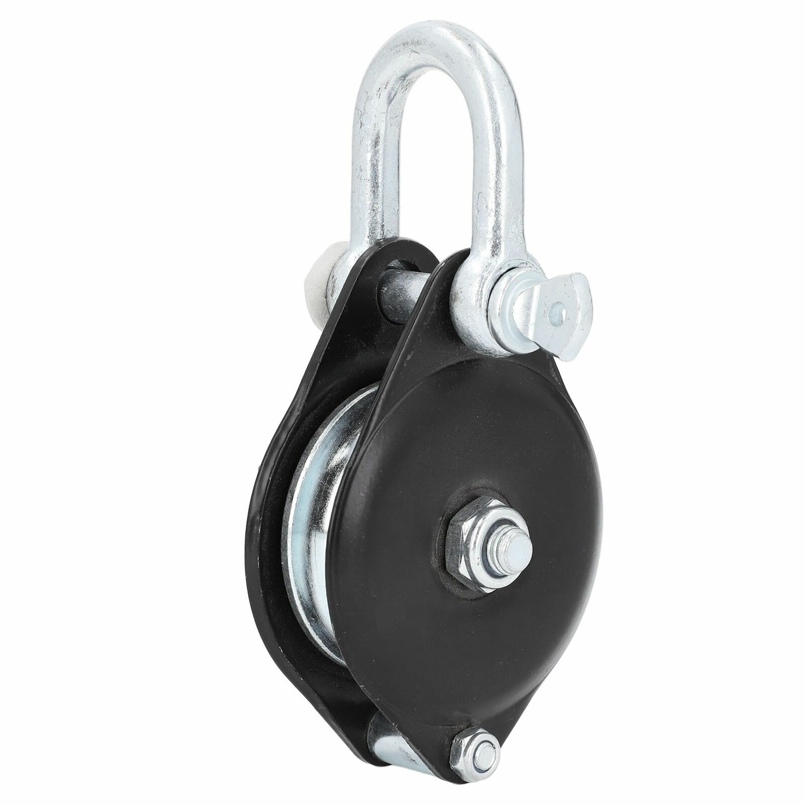 Поворотный шкив с серьгой грузоподъемностью 0,4 т. Подъемный крюк из легированной стали для парусной лодки.