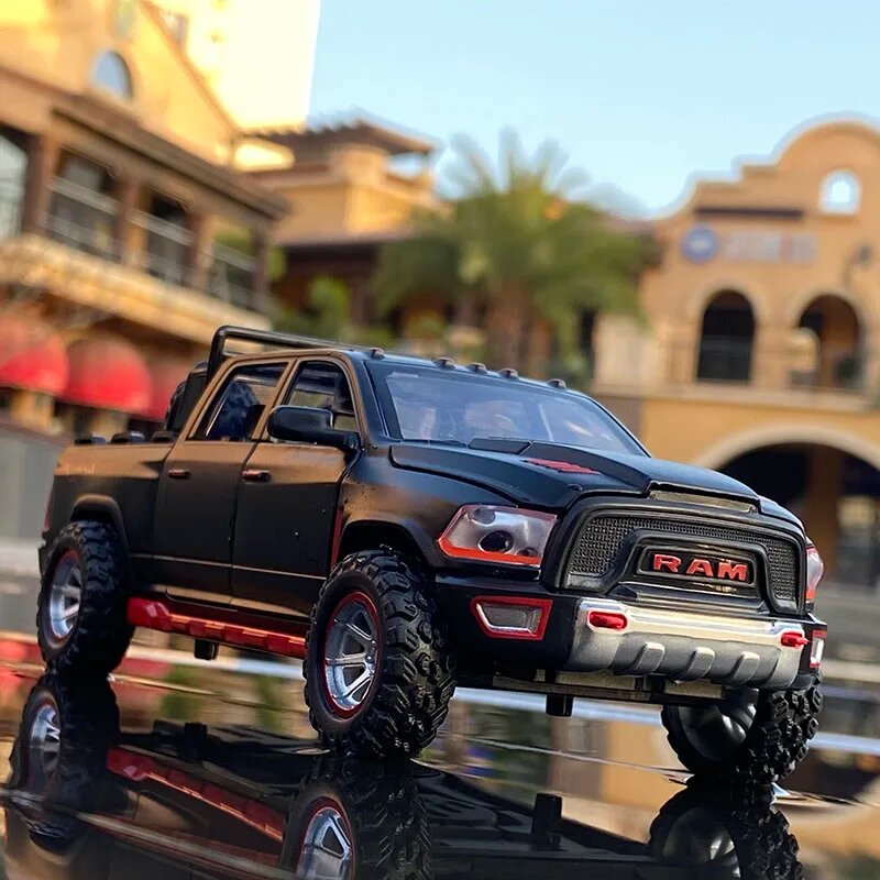 WELLY 1:32 Dodge RAM TXR Пикап Черный, Black