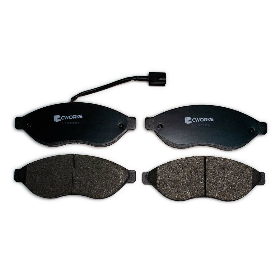 CWORKS Тормозные колодки передние, Low Metallic