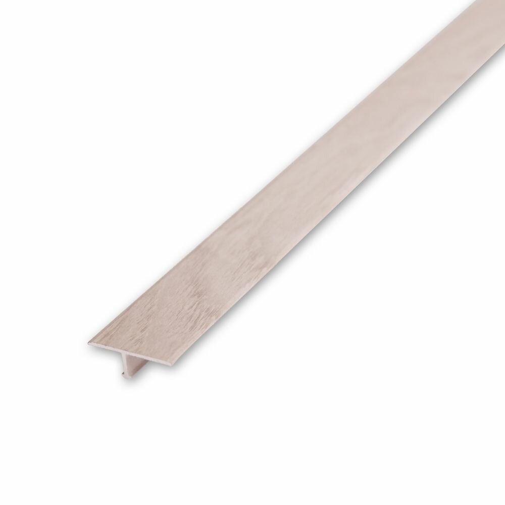 Порог алюминиевый стыкоперекрывающий разносторонний 900х23 мм Дуб Камелия