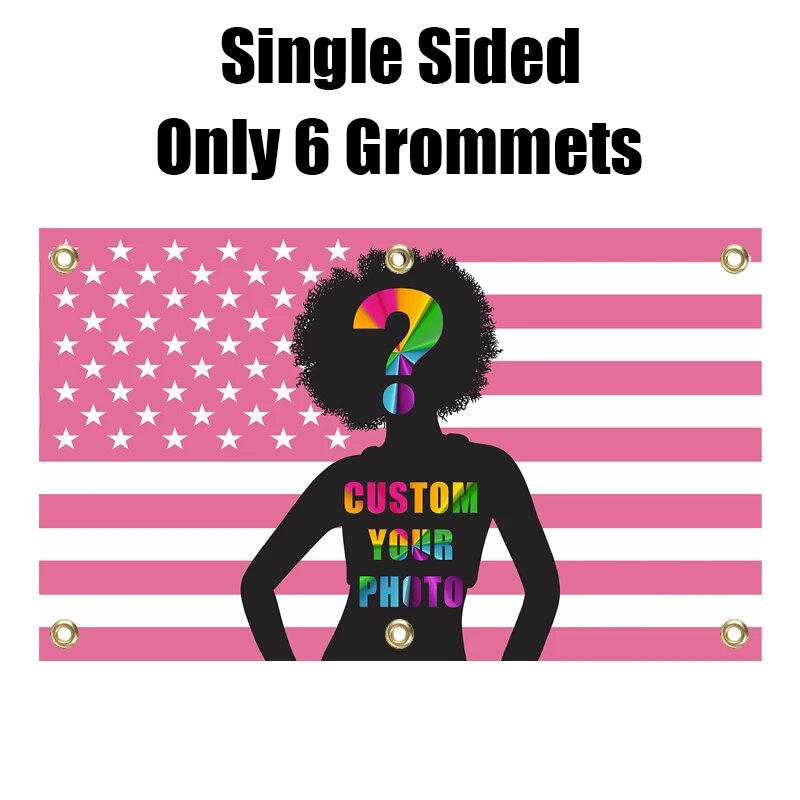 Персонализированный флаг США из полиэстера YAZANIE 40X60CM 1.3X2FT, SingleSided6Grommets