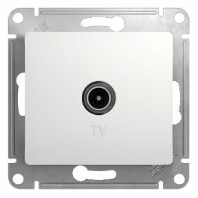 Розетка TV оконечная 1DB Белый Glossa GSL000191 ***