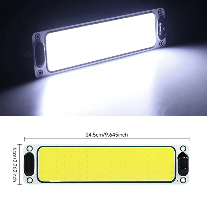 Светодиодный светильник для салона автомобиля 12В-24В, ультраяркий, 108 LED Lights, 2pcs