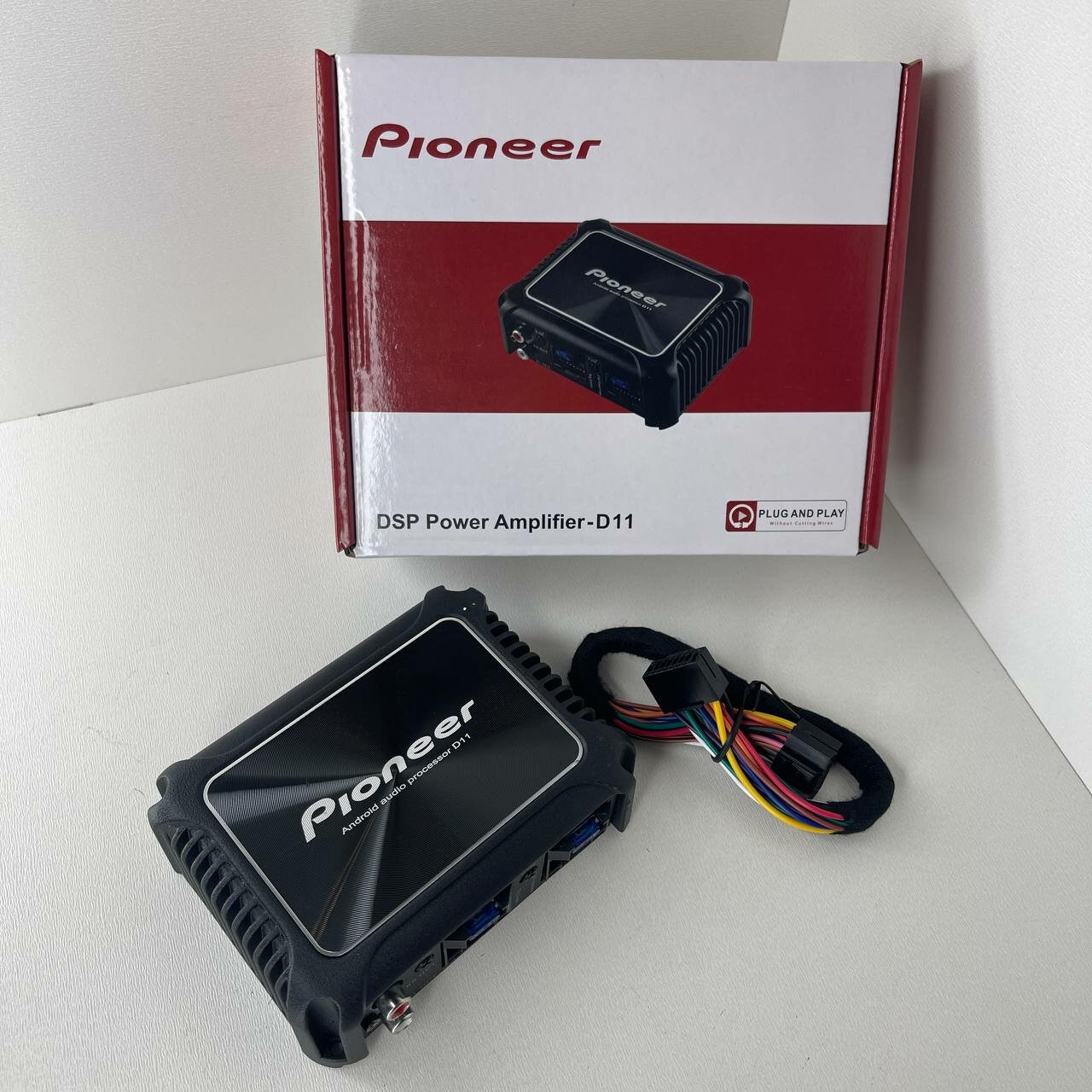 Автомобильный усилитель звука Amplifier-D11 аудиопроцессор DSP, для Android-магнитол типа "планшет" 4-х канальный.