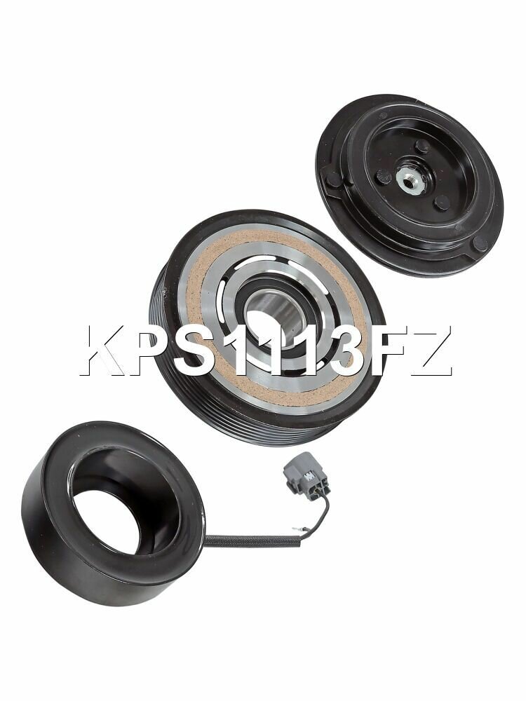 Шкив компрессора кондиционера в сборе Krauf KPS1113FZ для MAZDA 5 CX-7
