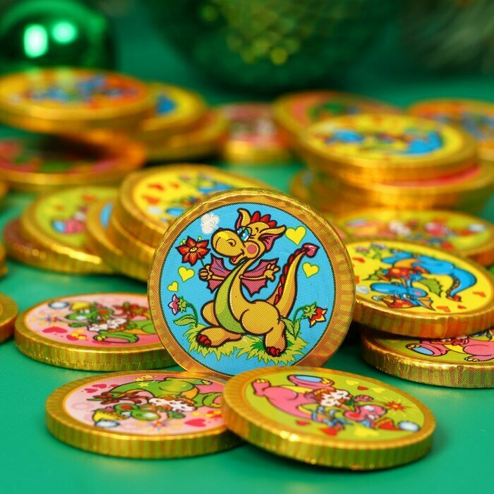 Новый год. Кондитерское изделие Медаль "Символ года" 4,5 г (180 шт)