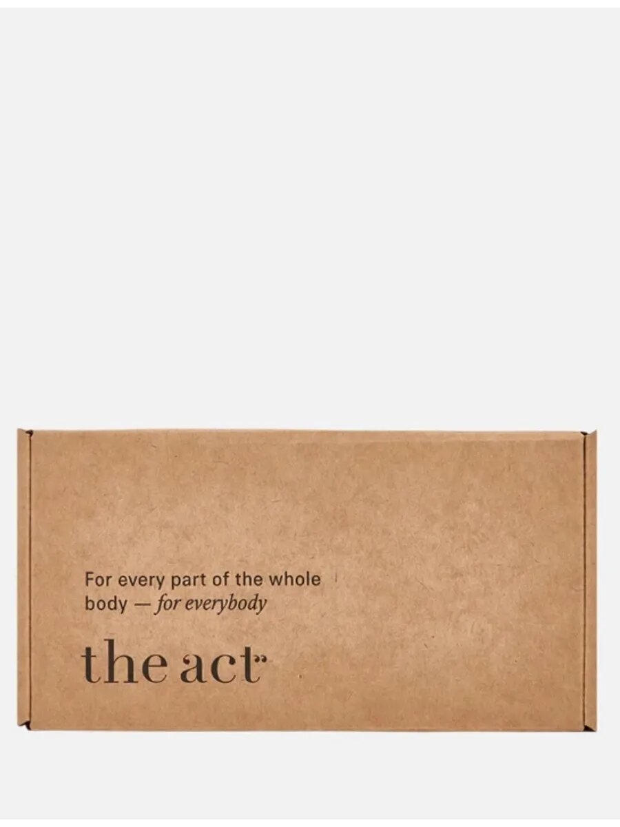 Набор для ухода за кожей тела THE ACT coconut body balm, cocoa & coffee body scrub, Адвент