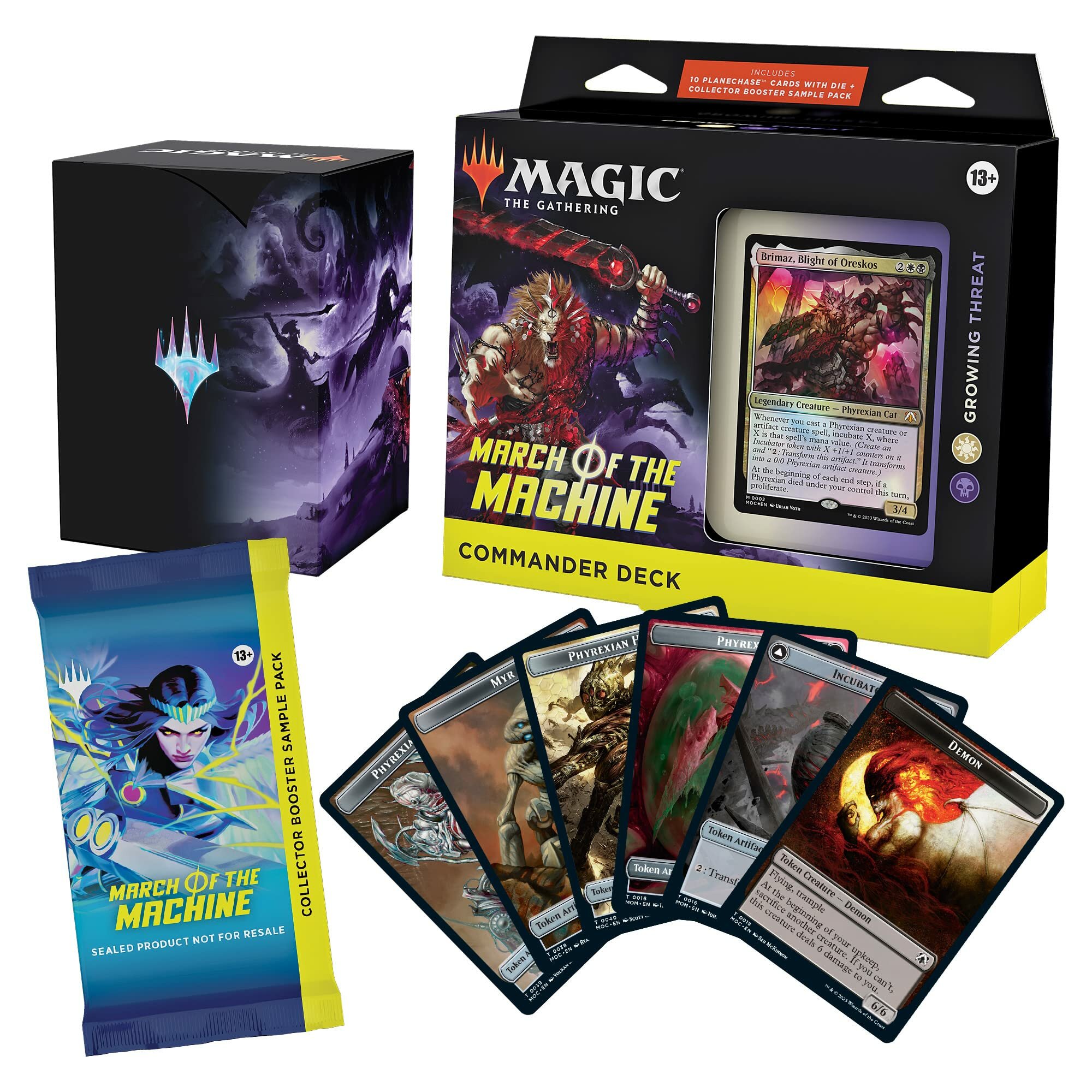 Magic The Gathering March of the Machine Commander Deck - Growing Threat (Английский)