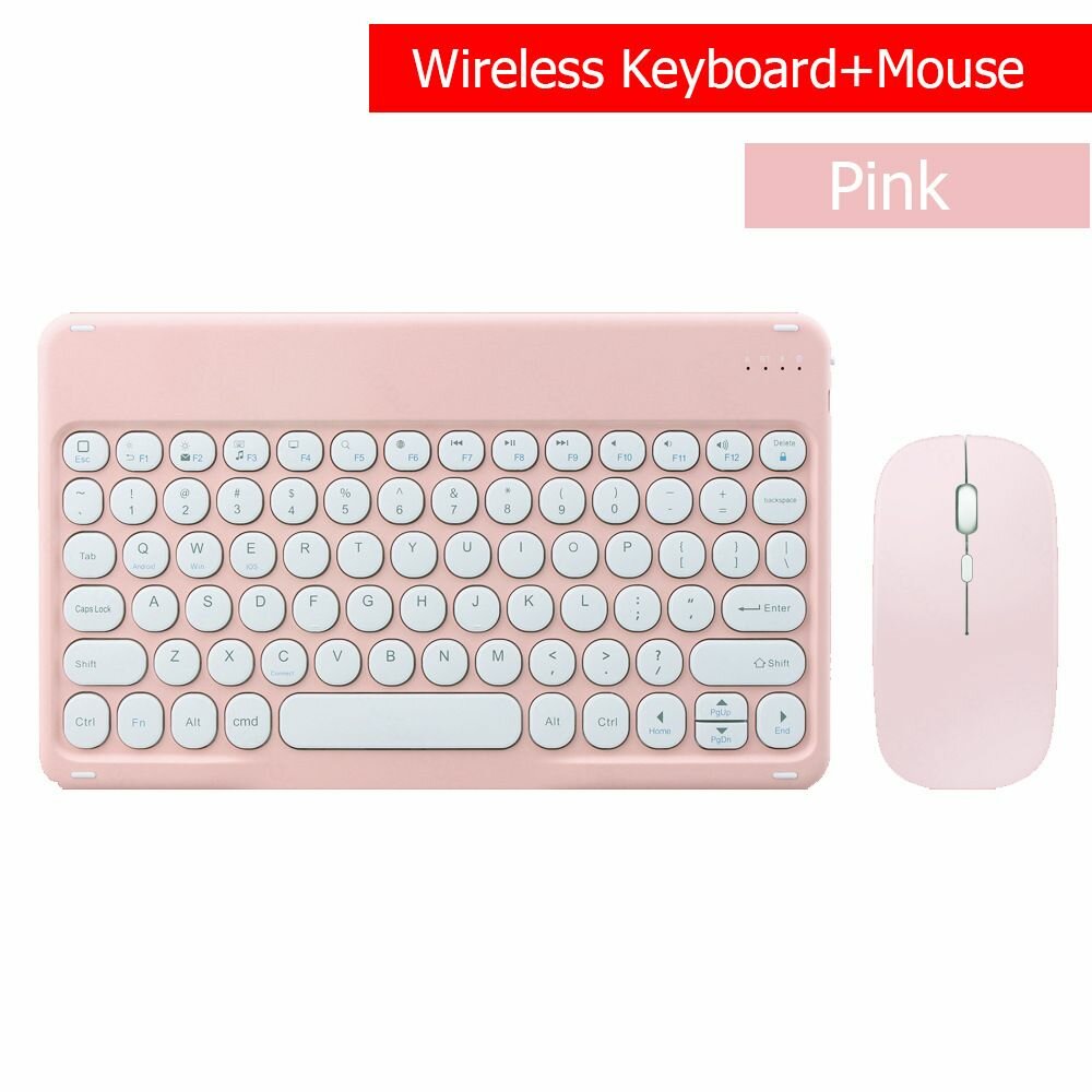 9 10 11-дюймовая клавиатура, мышь, беспроводная Bluetooth Teclado для планшета, Android, IOS, Windows