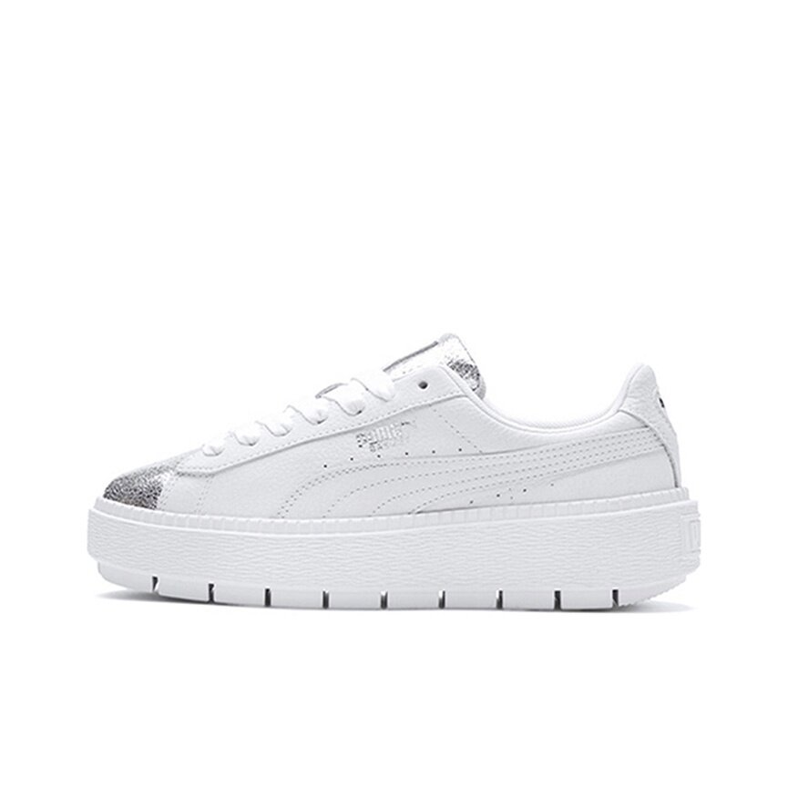 Кроссовки PUMA Platform Trace, размер EU 39 стопа (25CM), белый, — фото 1