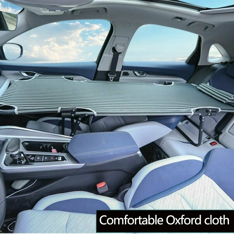 Кровать раскладушка туристическая, кемпинговая походная кровать, Для автомобиля, офиса, туризма и наружного, Ткань Оксфорд, 165*56*33 см