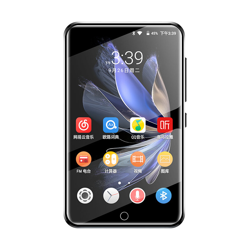 MP3/MP4 плеер FANMU 4+32 Built-In Memory, черный, 4 ГБ встроенной памяти, 32 ГБ расширяемой памяти