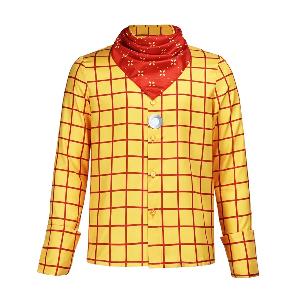 Костюм Вуди для косплея Желтый, XXL, as shown