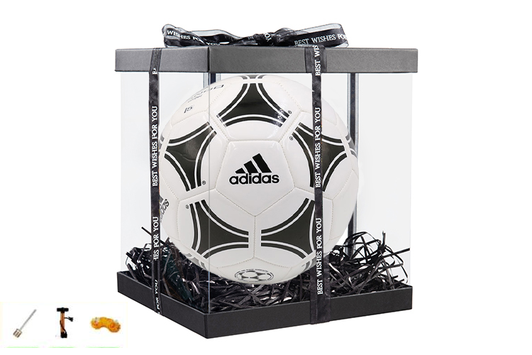 Футбольный мяч унисекс Adidas, размер 5, черно-белый, машинная прострочка, PU, артикул 13559831