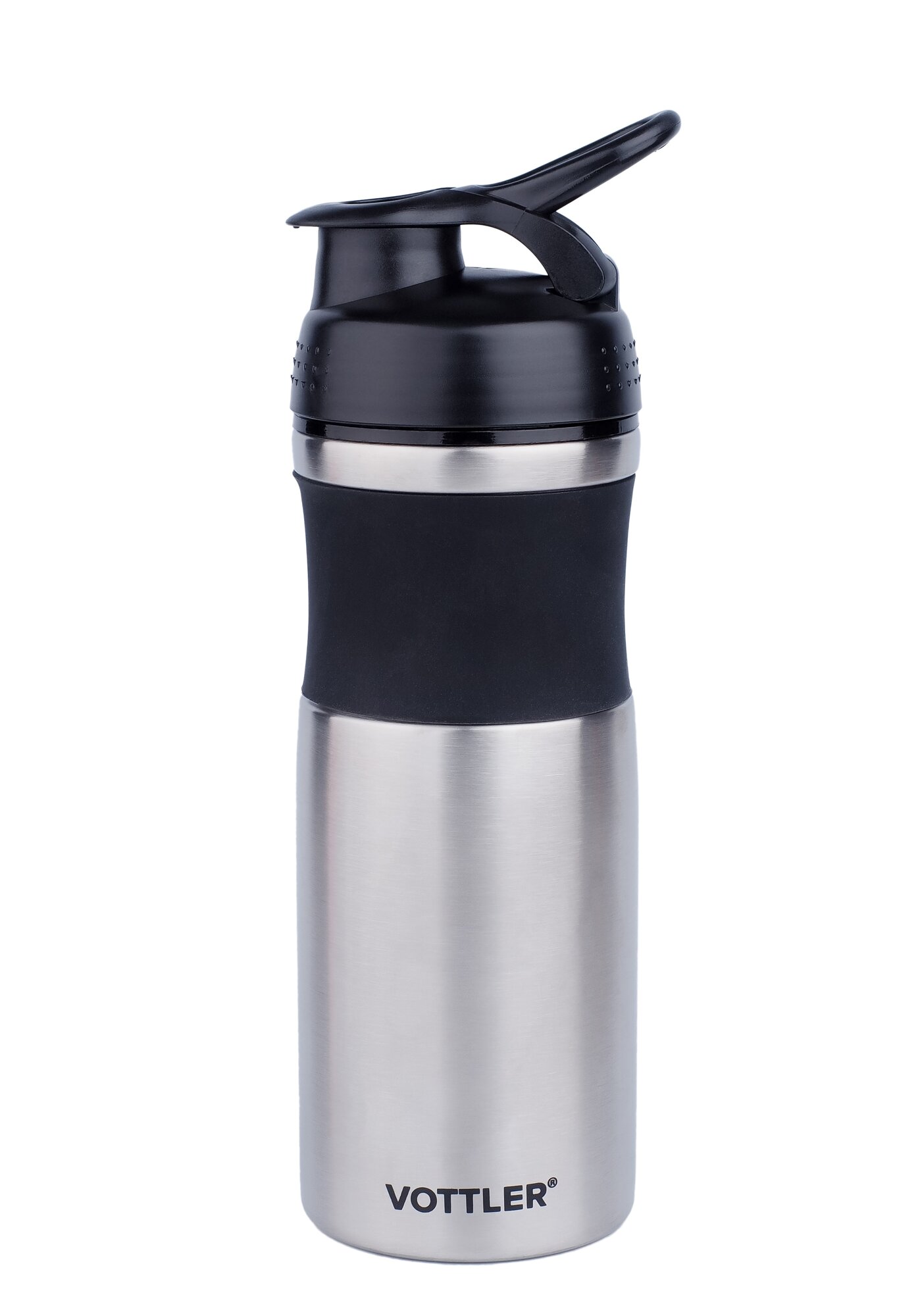 Шейкер металлический для протеина, спортивного питания 700 мл VOTTLER