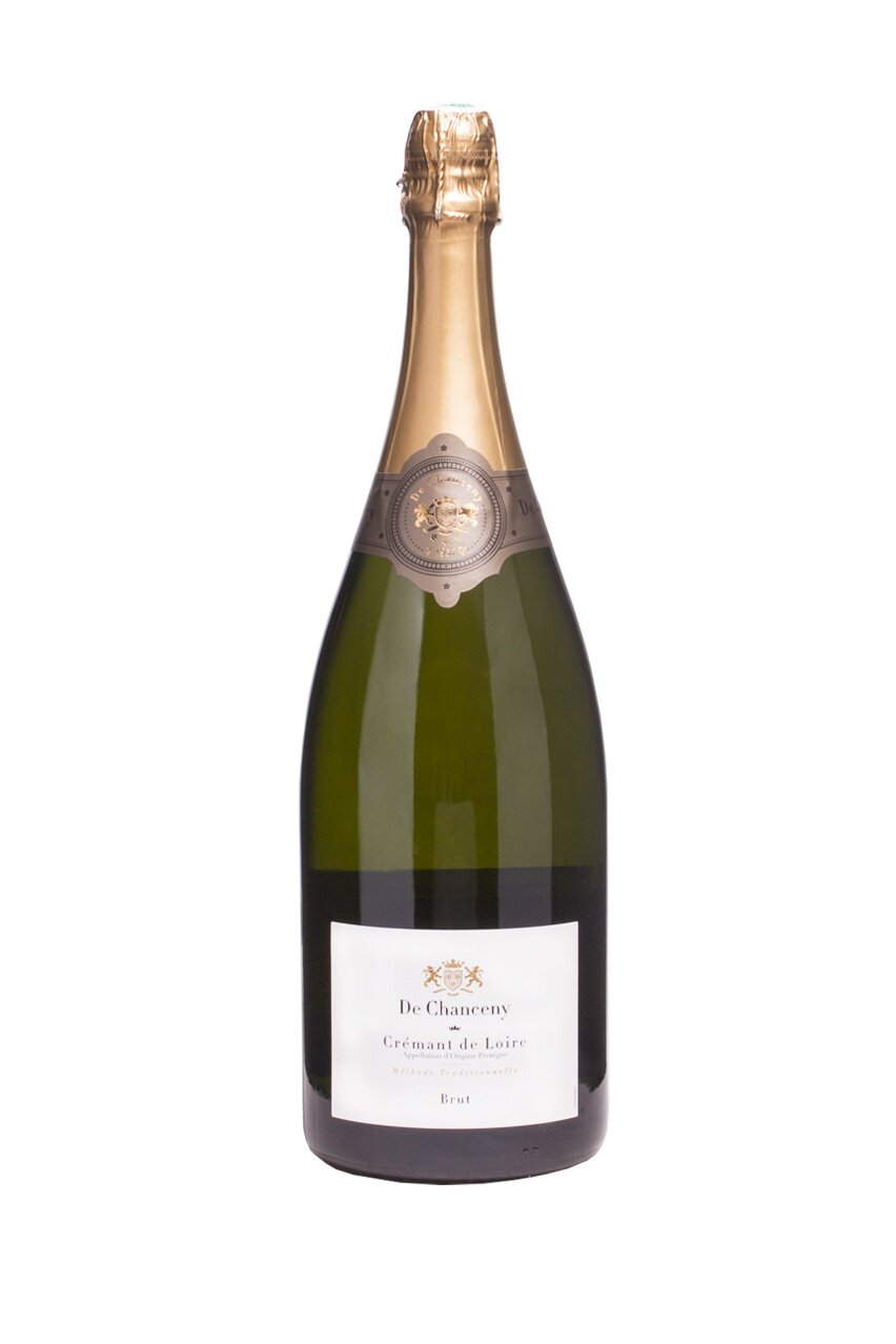 Игристое вино Креман де Луар Де Шансени, AOC, белое, брют, 1.5л