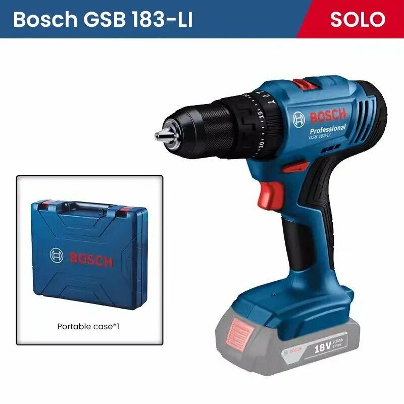 Аккумуляторная электрическая дрель Bosch GSB183Li,18 В