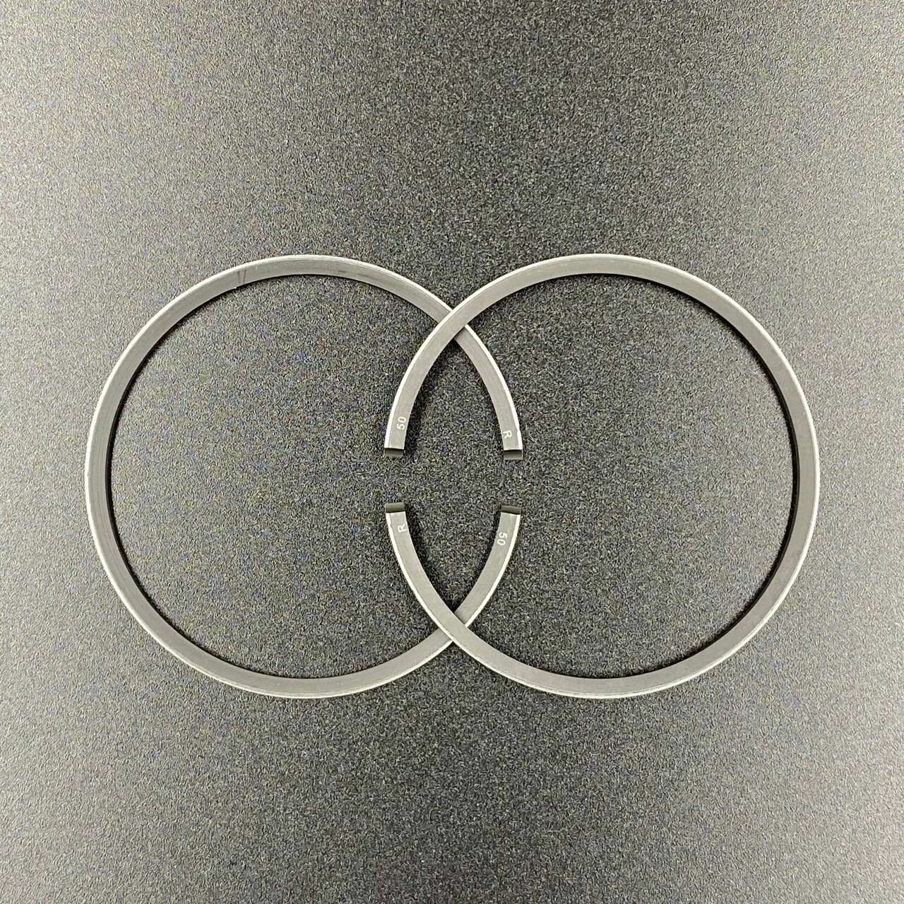 Кольца поршневые, комплект на один поршень Suzuki DT9.9-15 (толщина 2mm) (0.50mm) (Omax)