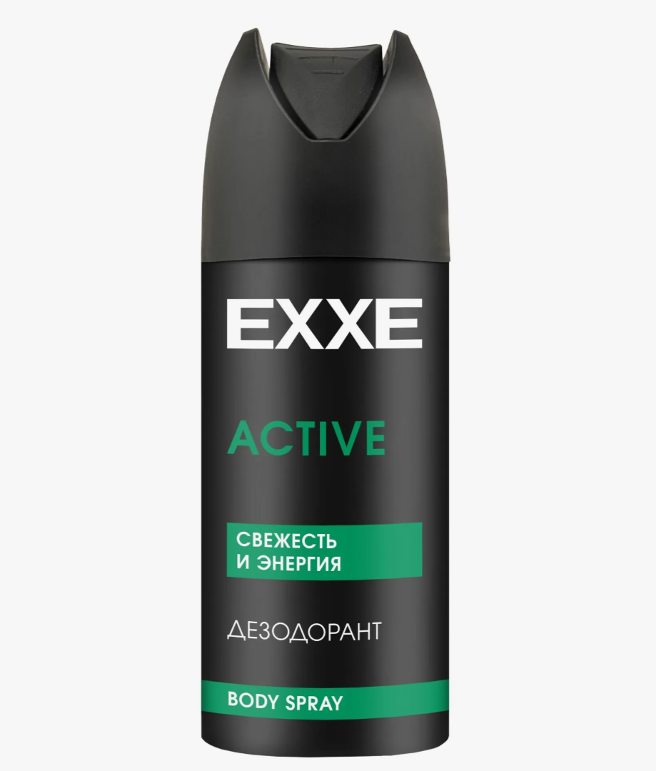 Дезодорант EXXE Active, мужской спрей, свежесть и энергия, 150мл