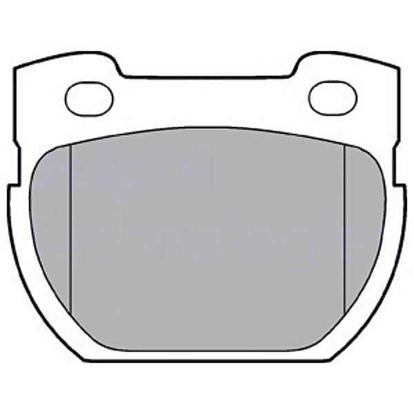 DELPHI LP777 (SFP000280 / STC1601) колодки тормозные дисковые Defender (Дефендер) 110, Defender (Дефендер) 130, Defender
