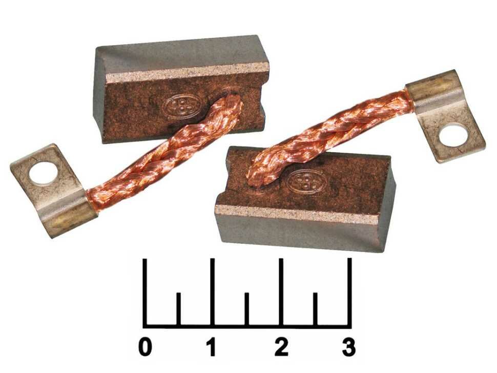 Щетка меднографитовая 9*13*25 GSX4/140408 (SHZ0408MG) (2 штуки)