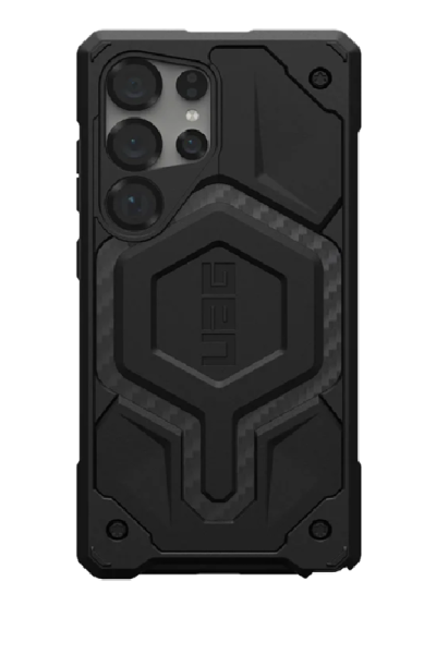 Накладка UAG Monarch Pro MagSafe для Samsung Galaxy S25 Ultra Черный карбон