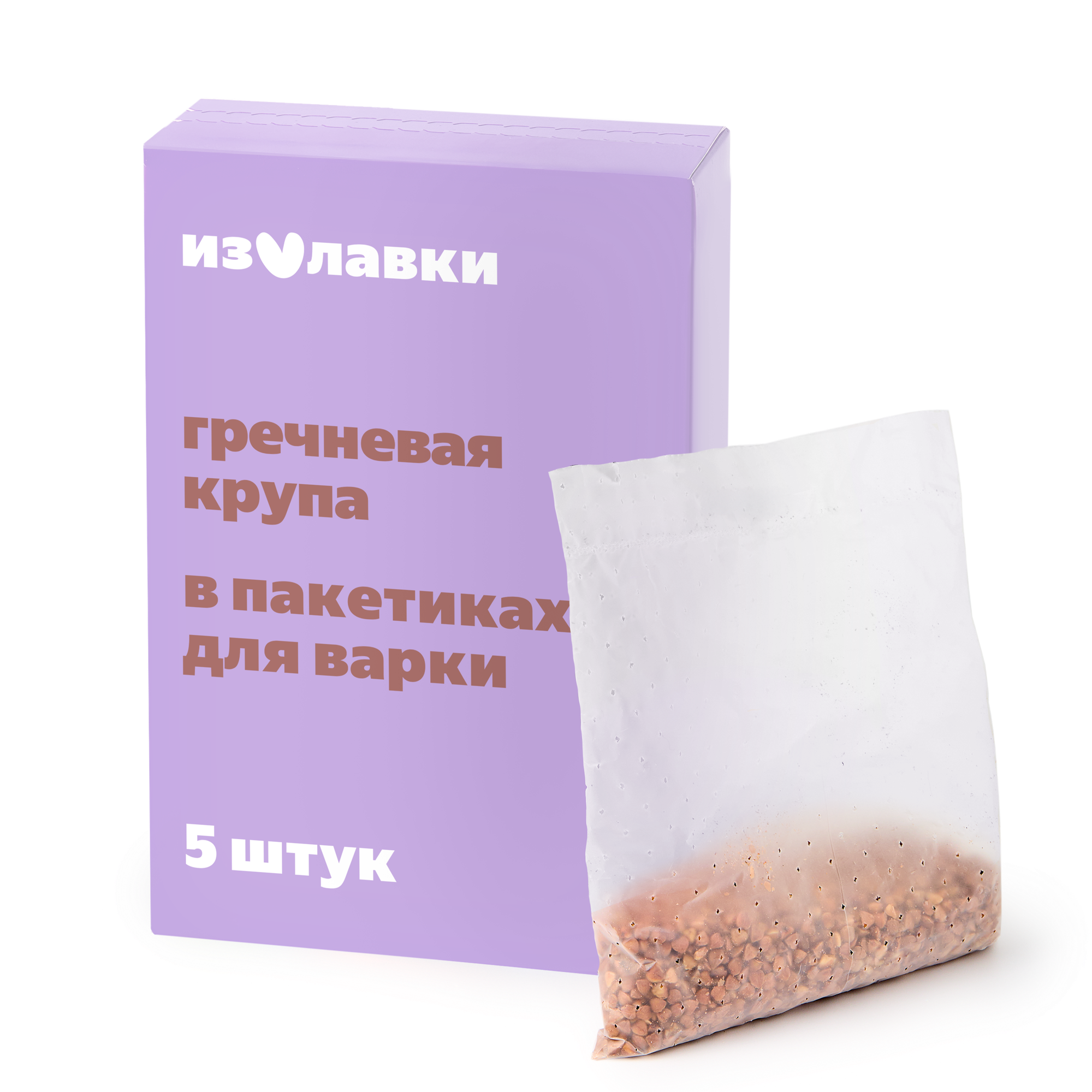 Крупа гречневая ядрица "Из Лавки", в пакетиках для варки, 500 г