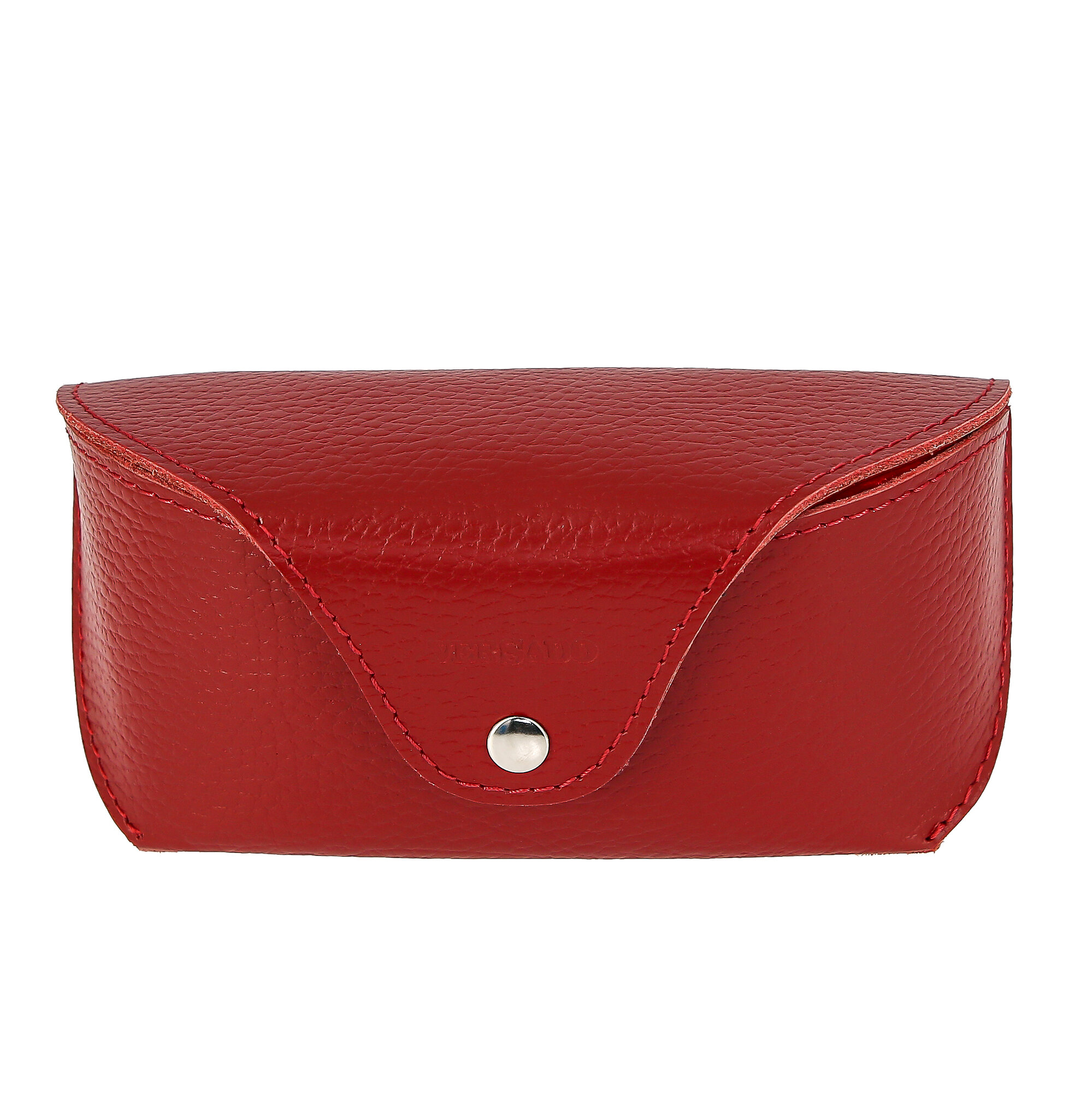 Кожаный очечник Versado 095 red