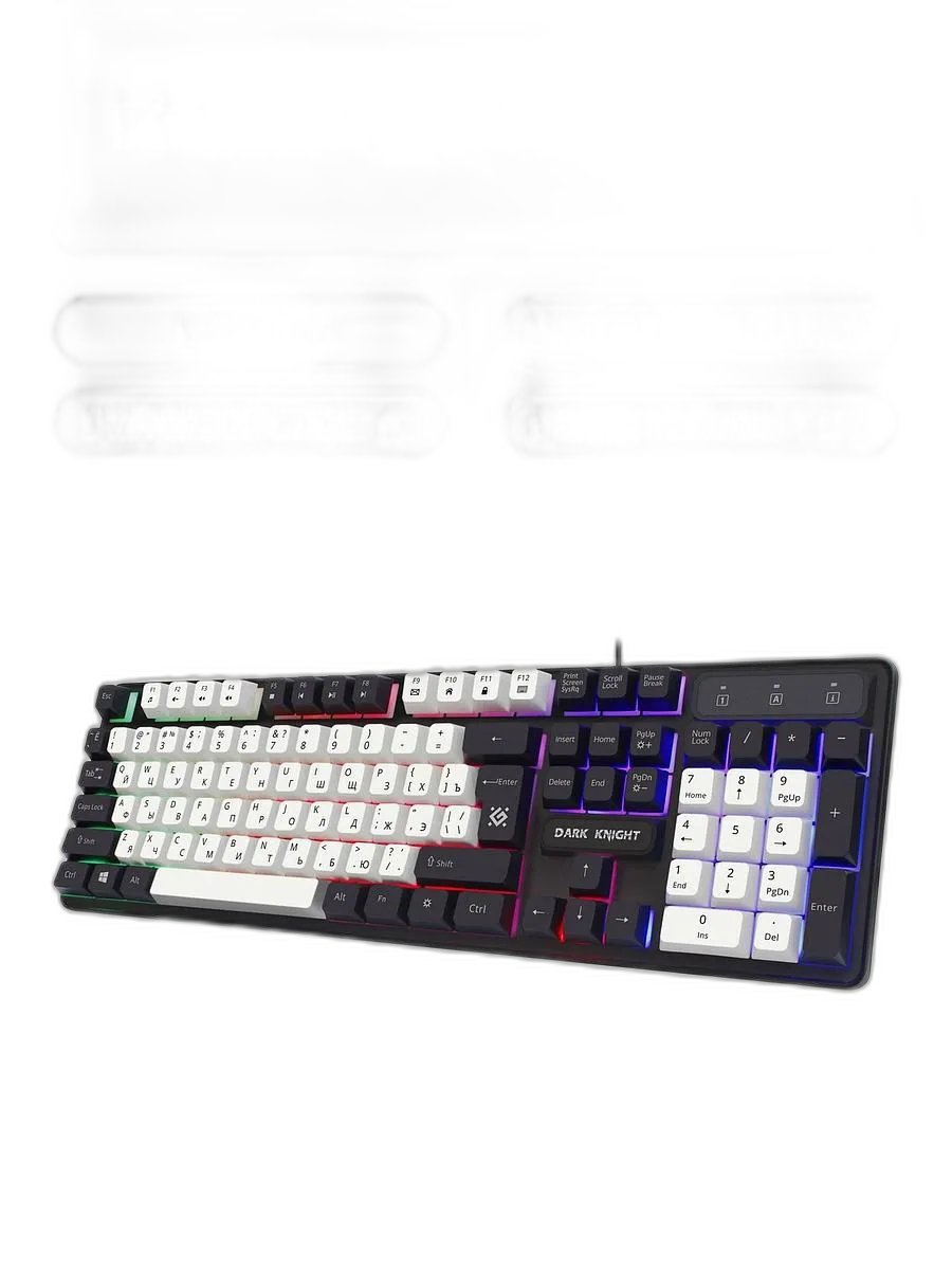 1шт. Клавиатура Dark Knight R GK-077 USB Чёрно-бела