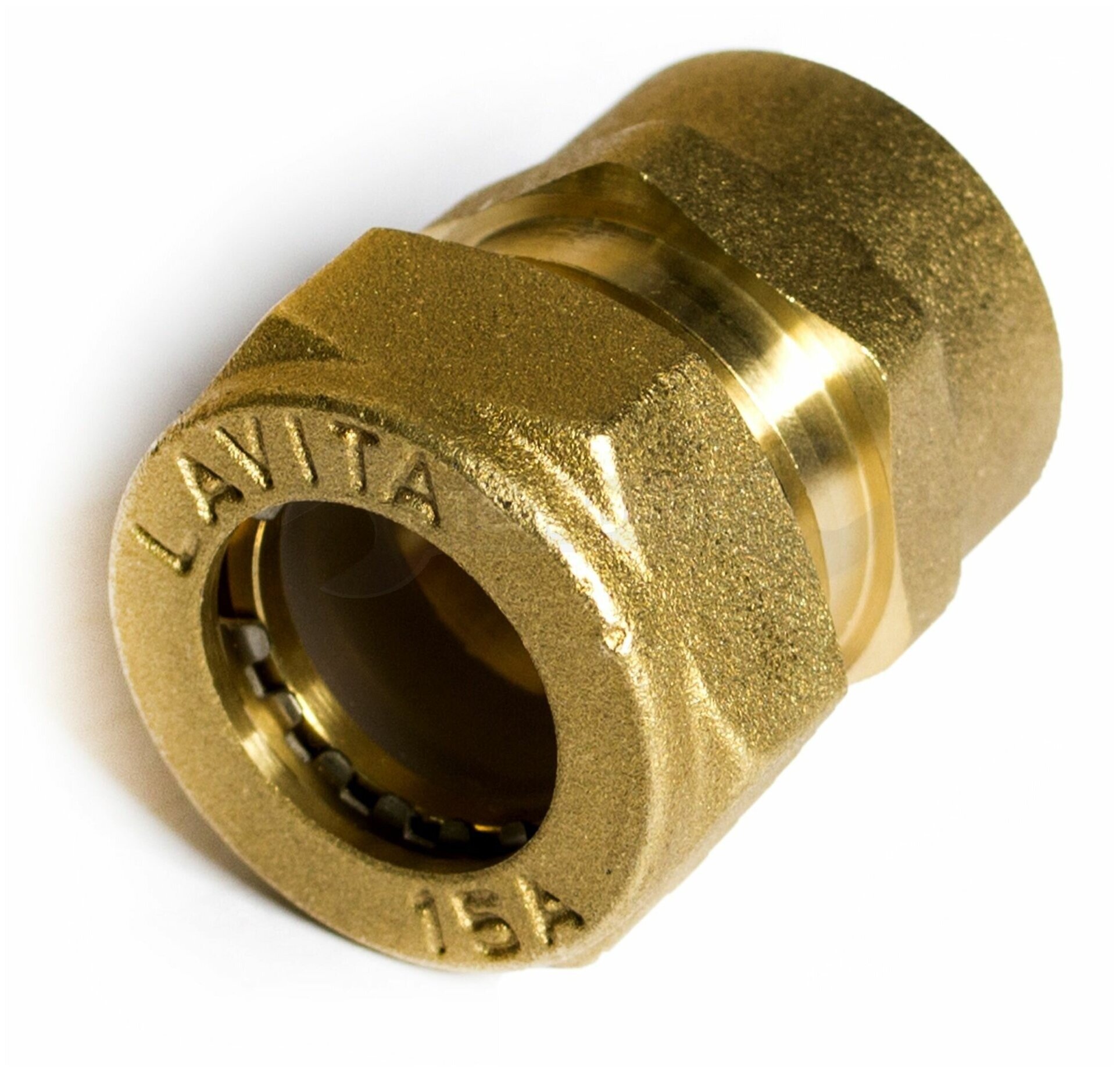 Муфта 15*3/4" Lavita труба-внутренняя резьба для гофрированной трубы из нержавеющей стали