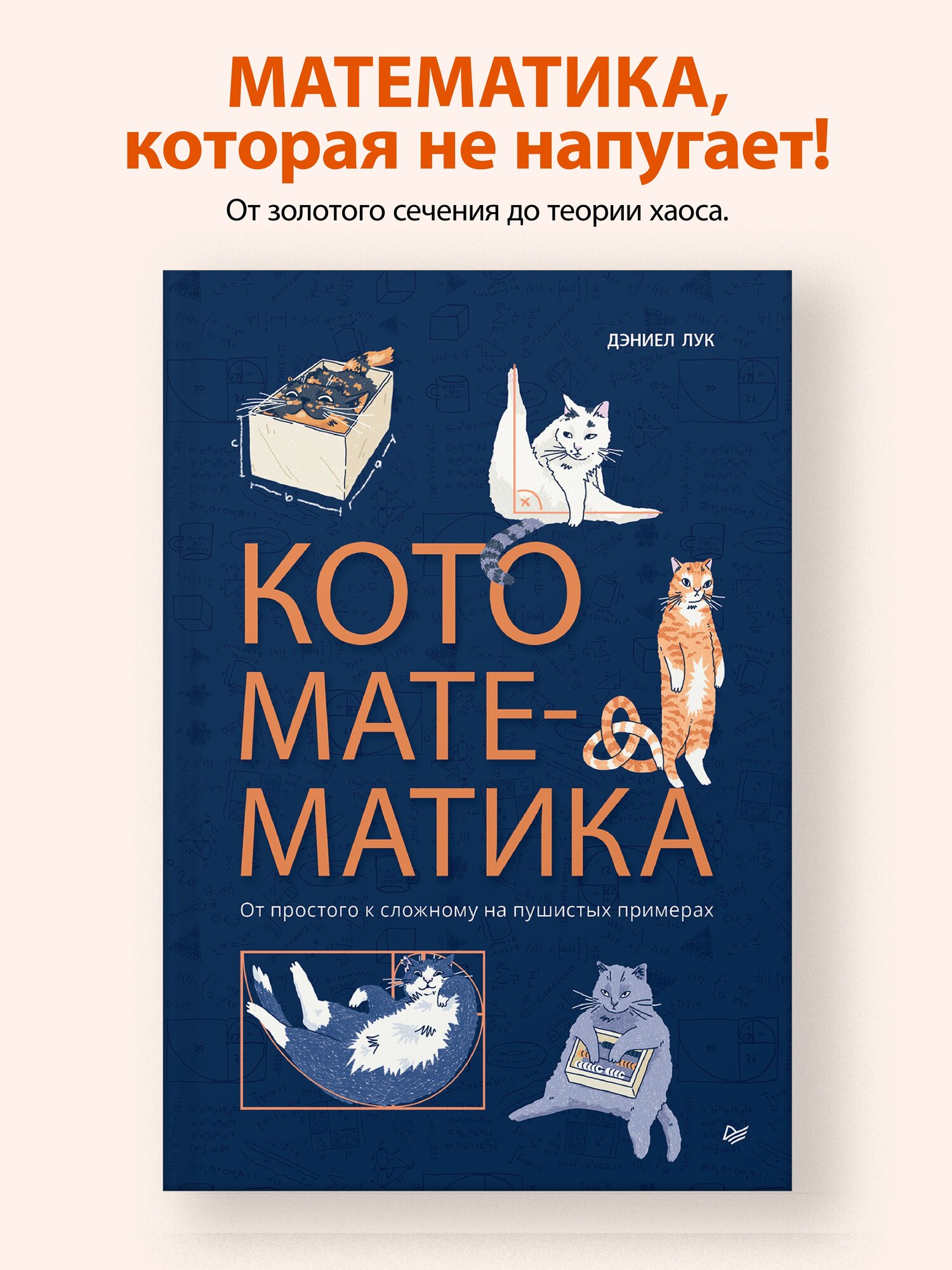 Кото-математика. От простого к сложному на пушистых примерах / книги о математике для детей и взрослых